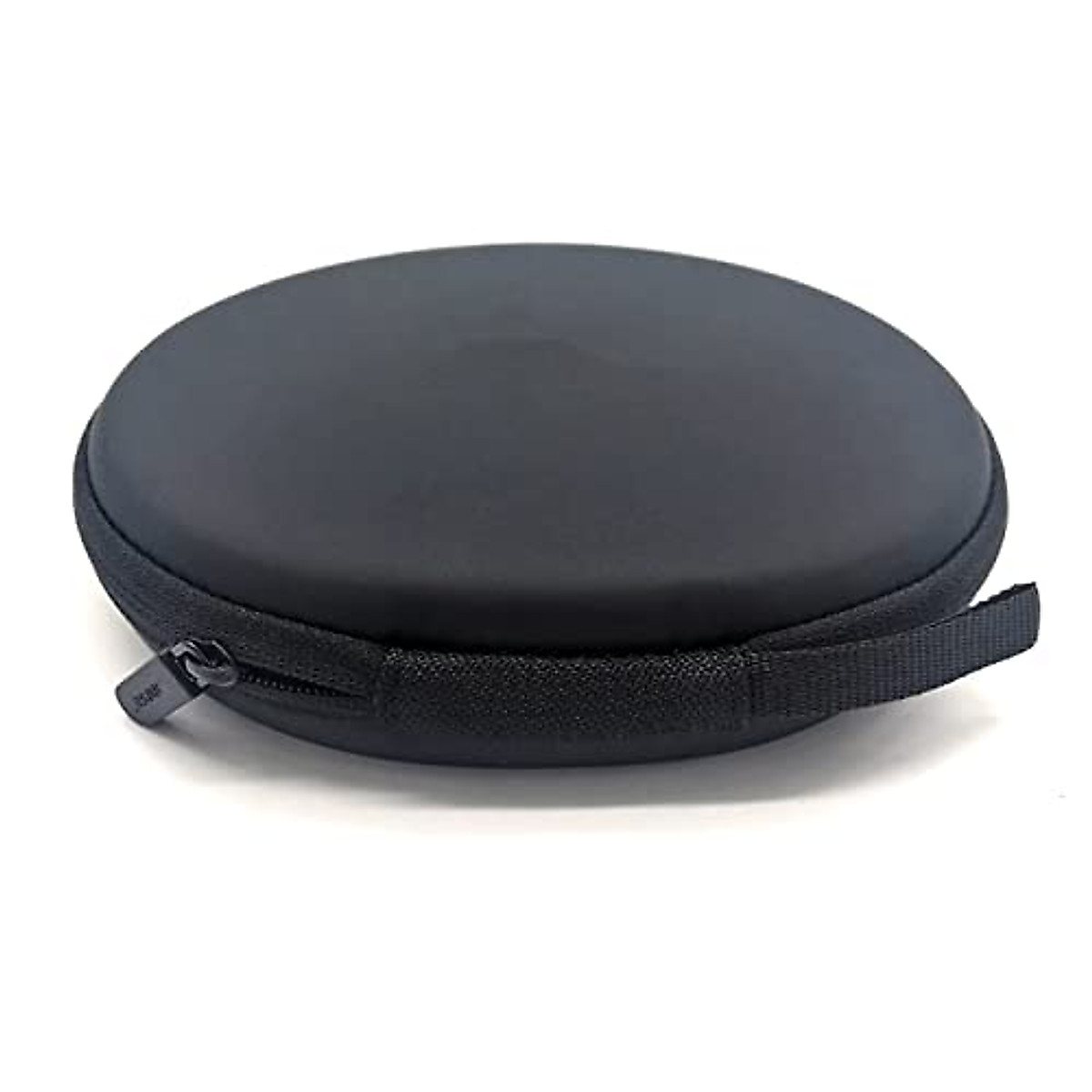 QC30 Replacement Zipper Carrying Case Round & Hard Box Portable Bag Compatible with Bose Quietcontrol 30 QC30 in-Ear Wireless Headphones (Black)