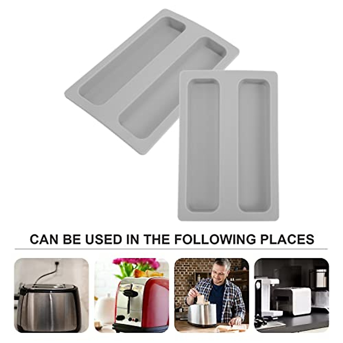 BESTonZON 2pcs Toaster Cover Lid Plastic Electric Bread Maker Upper Cover Toaster Appliance Top Cover 2 Slice Toaster Dirt Cover Protector for Bread Machine Part Accessories