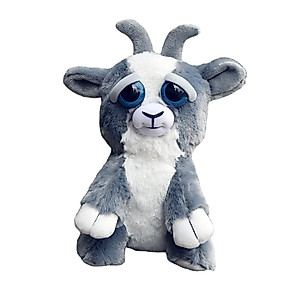 Feisty Pets Junkyard Jeff Adorable Plush Stuffed Goat That Turns Feisty with a Squeeze