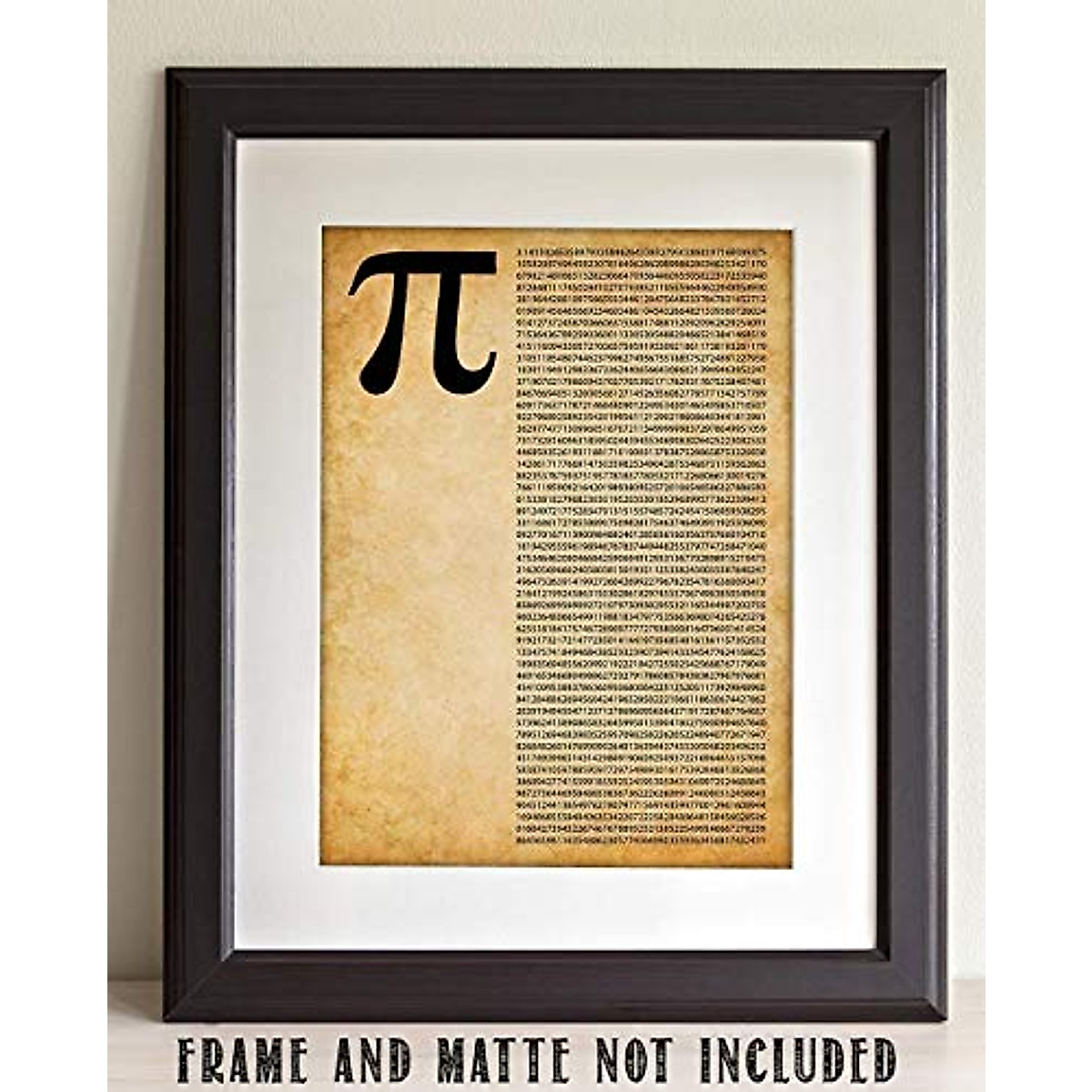 Math Art Prints - Pi - 11x14 Unframed Print - Classroom Wall Posters & Prints, Math Teacher Office Pictures For Wall, Classroom Posters High School College