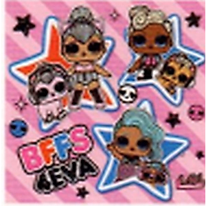 Franco LOL Surprise Comforter and Sheet Set with Bonus Pillow 5 Piece Twin Size