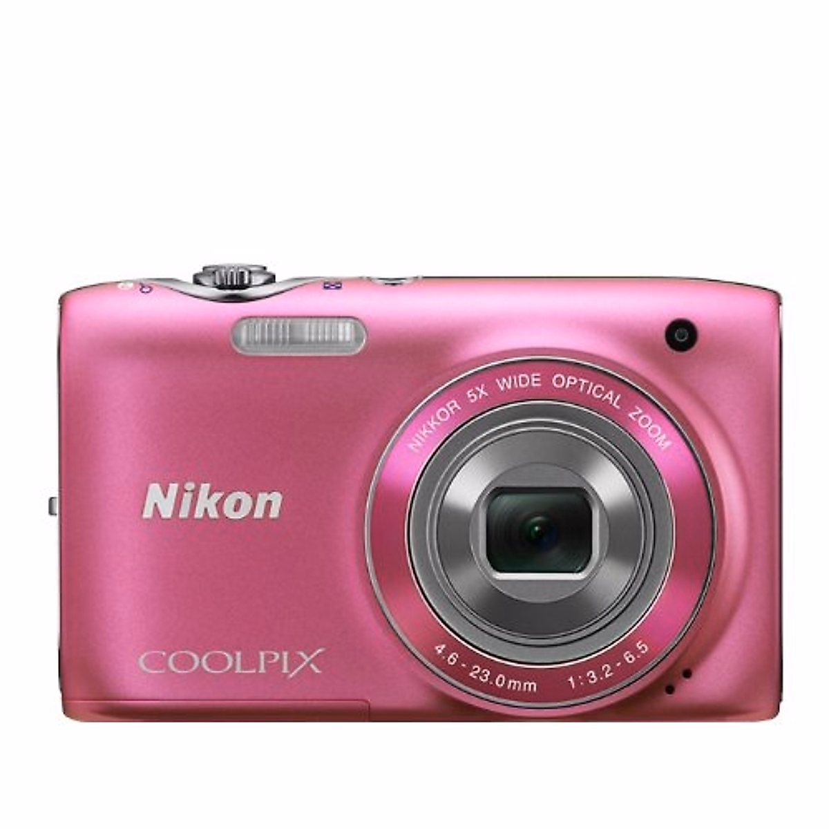 Nikon COOLPIX S3100 14 MP Digital Camera with 5x NIKKOR Wide-Angle Optical Zoom Lens and 2.7-Inch LCD (Pink)