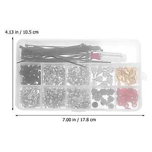 DOITOOL 1 Box Case Screw Set Hard Drive Mounting Screws Computer Holder for Laptop Computer Repair Tool Kit Replacement Computer Screws Kit Electronic Notebook Plastic Cable Tie