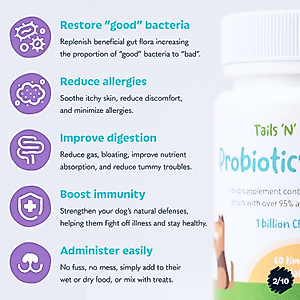 Minimal Ingredient Dog Probiotic to Alleviate Allergies, Infections, ‘n’ Digestive Issues