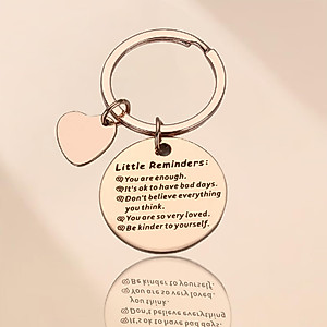 Inspirational Keychain for Women, Motivational Gifts, Positive Affirmation Keyring, Uplifting Positive Gifts, Inspirational Gifts for Women with Encouraging Quotes