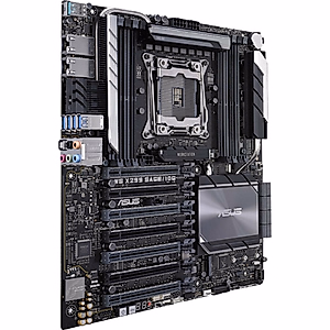Asus WS X299 SAGE/10G Workstation Motherboard - Intel Chipset - Socket R4 LGA-2066 - SSI CEB - 1 x Processor Support - 128 GB DDR4 SDRAM Maximum RAM - 4.20 GHz O.C, 4.13 GHz O.C, 4 GHz O.C, 3.60 GH