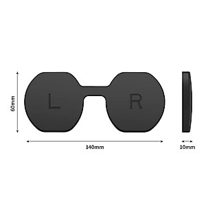 Headset Glasses Cases Sleeves for PS VR2 Headset Anti-Scratch Eye Cover Eye Pads Soft Cover Protective Cover