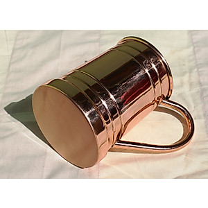 STREET CRAFT 100% Authentic Copper Moscow Mule Mug Copper Moscow Mule Mugs Cups Capacity 20 Ounce Tanker Shape