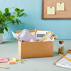 Kraft Paper Tumbler Boxes for Gift Wrapping, Shipping, Party Favors (9 x 4.5 x 4.5 In, 20 Pack)