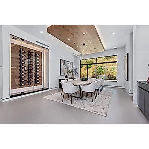 Ultra Wine Racks Wall Mounted Wine Racks (3 Foot 1 Deep, Matte Black)