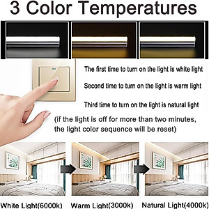 Aolyty LED Shop Light 10 Pack Integrated T5 LED Tube Light 3 Color Temperatures Bright Linkable Lighting Ceiling and Under Cabinet Light for Garage, Home, office, Basement (2FT)