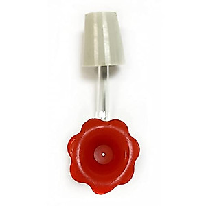 National Artcraft® RED Floral-Style Hummingbird Feeder Tubes - Make Your Own Hummingbird Feeder (Pkg/3)