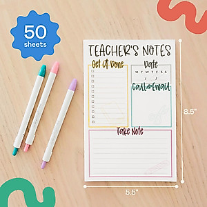 Teacher Notepad | Teacher Appreciation Gifts | Made in the USA (Teacher Notepad)…