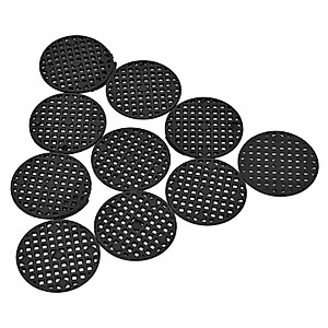 5pcs Flowerpot Hole Mesh Mat Black Plastic Bonsai Bottom Drainage Mesh Screens Grid Square 30x10cm/30x20cm (Diamete 4.5cm)
