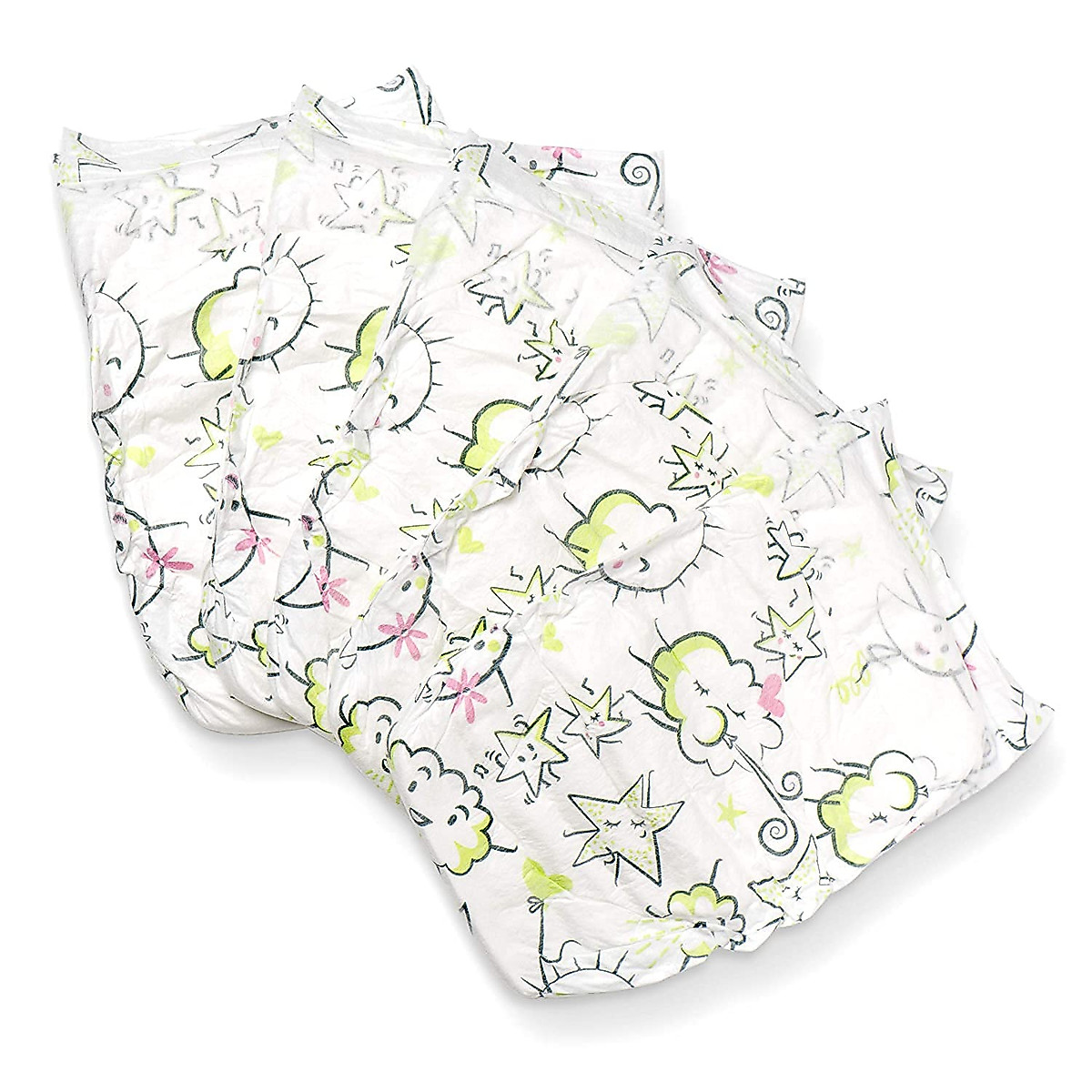 Mum & You Nappychat Diapers, Size 4 (Pack of 2), Unisex-Babies, Soft and Flexible, Hypoallergenic, Dermatologically Tested, Eco-Friendly, Chlorine-Free, 100% Renewable Energy