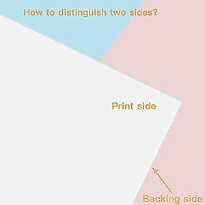 JANDJPACKAGING Printable Sticker Paper-20 Sheets Matte Printable Vinyl for Inkjet Printer-Waterproof Sticker Paper A4 Size (8.5''x11")