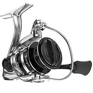 Tempo Vertix Spinning Reel, Smooth 10+1 Stainless BB Fishing Reels for Freshwater, Ultralight Graphite Frame with Carbon Fiber 20LBs Drag Max, 6.2:1 Gear Ratio Reel for Catfish Bass