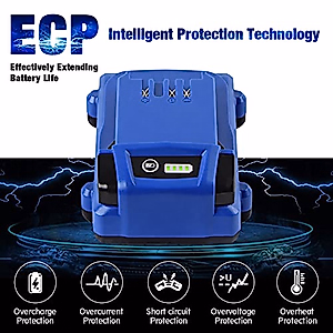 2Pack DSANKE 24V 3.0Ah Lithium-ion Battery for Kobalt 24V Max KB624-03 KB524-03 KB424-03 KB224-03 KB124-03 0673802 1051230 Lithium Ion Cordless Tools Battery【NOT Fit Snow Joe &Sun Joe 24V Tools】