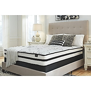 Signature Design by Ashley Chime 10 Inch Medium Firm Hybrid Mattress, CertiPUR-US Certified Foam, King