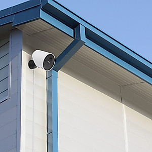 iTODOS 2 Pack 20ft/6m Power Cable and Adapter Compatible with SimpliSafe Wireless Outdoor Security Camera, Weatherproof Outdoor, Flat Charging Cable for SimpliSafe Outdoor Camera - White