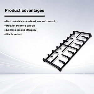 WB31X27150 Center Grate for GE Gas Stove, Replace JXGRATE1 WB31X24737 General Electric Gas Range Burner Grate, Stove Surface Top Center Grate Cast Iron Rack