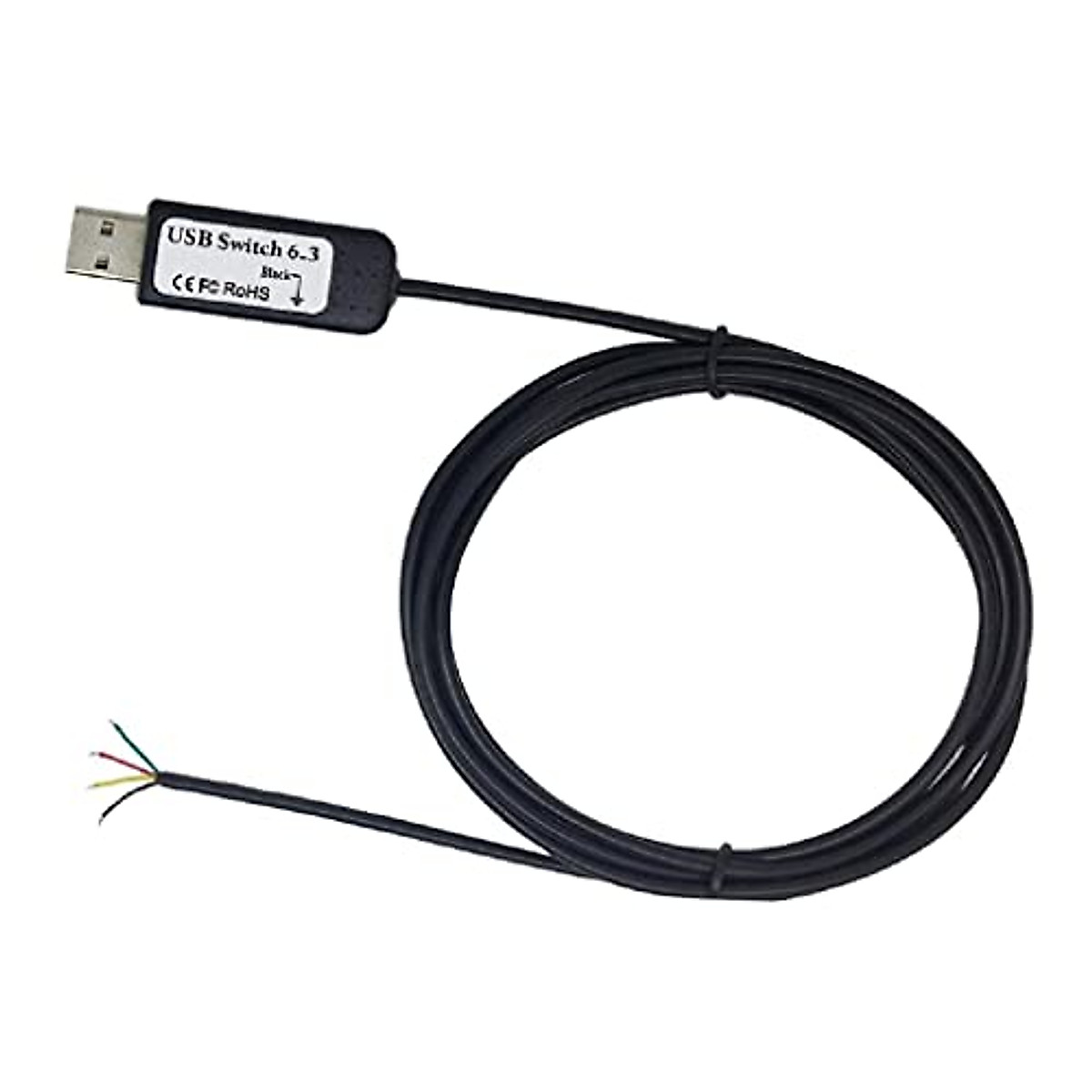 USB Switch Cable 7 to 6PCS Different Pedals DIY USBSWITCH6-6