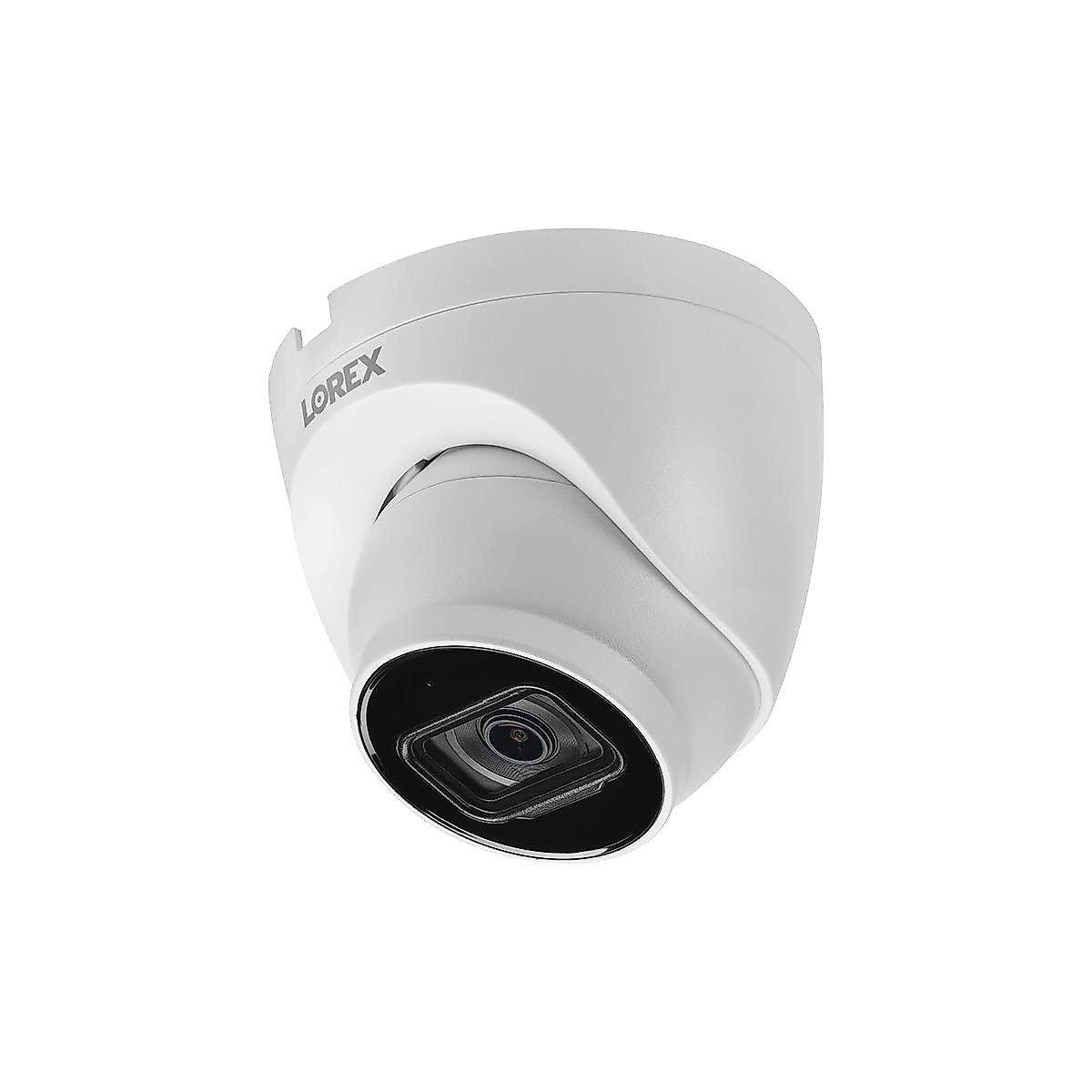 Lorex Fusion 4K (16 Camera Capable) 3TB Wired NVR System with 8 White IP Dome Cameras Featuring Listen-in Audio