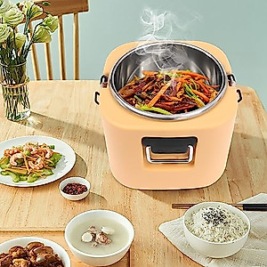 Gdrasuya10 Commercial Insulated Soup Container, 2.5 Gallon Food Warmer Box for Catering, 304 Stainless Steel Liner Portable Food Warmer for Hot or Cold Food, Yellow