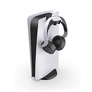 ECHZOVE PS5 Headset Stand, PS5 Headphone Hook,PS5 Headset Hanger, Compatible with Universal Gaming Headsets - Black