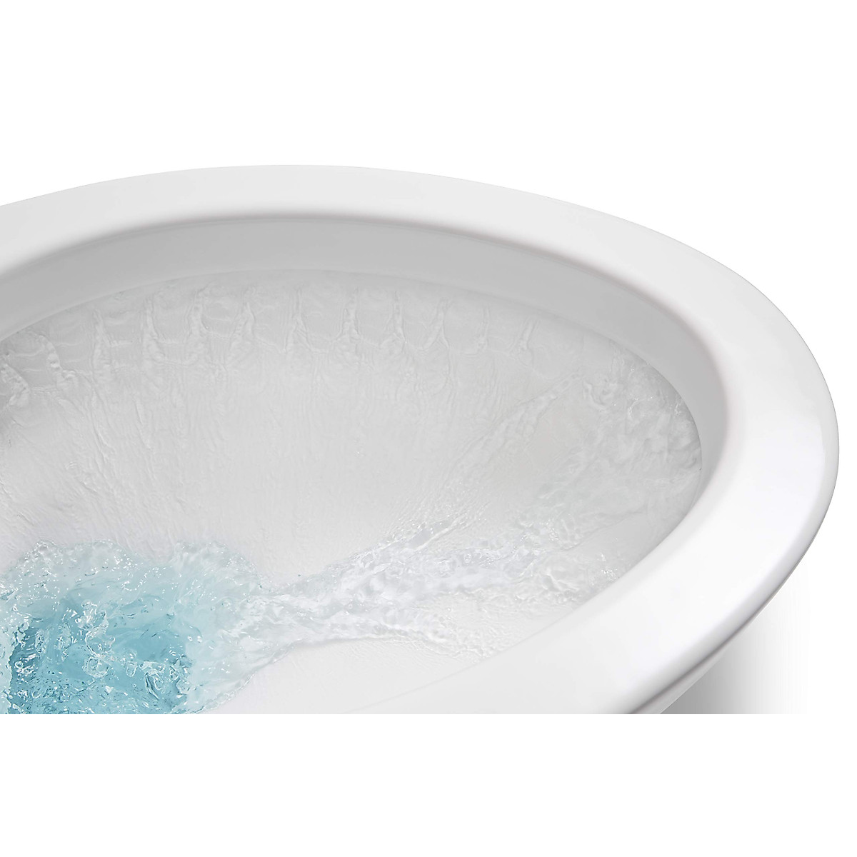 KOHLER Kingston™ Comfort Height® two-piece Elongated 1.28 gpf Toilet with Left-hand Trip Lever and Antimicrobial Finish