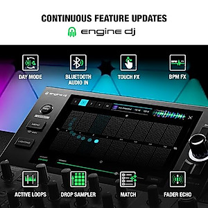 Denon DJ SC LIVE 4 - Standalone DJ Controller, 4-Channel Mixer, Amazon Music Unlimited Streaming, Wi-Fi, Speakers, Serato DJ & Virtual DJ Compatible