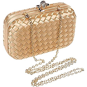 ZHANGWJ Women Evening Clutch Bag Womens Evening Clutch Bag Designer Evening Handbag Hand Bag, Lady Party Wedding Clutch Purse (Color : Dark Blue)