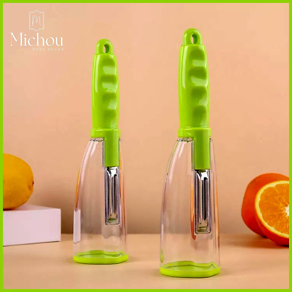 Fruit Vegetable peeler 3 In 1 with storage box peeling knife Multifunctional stainless steel household peeler for fruit and vegetable