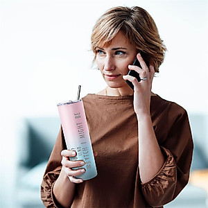 40th Birthday Gifts Women 40 Year Old Birthday Gifts For Women 20oz Funny Skinny 40th Birthday Cups Happy Birthday Gift For 1984 Woman Female Bday Present Pink Gradition Travel Tumbler With Lid Straw