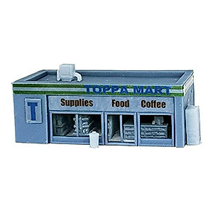 Outland Models Railway Scenery Convenience Store & Accessories 1:160 N Scale