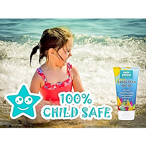 Reef Safe Sunscreen SPF 30 (2 Pack) - Natural, Travel Size, Water Resistant 40 Minutes, Moisturizing, Broad Spectrum UVA/UVB Coral Friendly Mineral Suncream from Reef Repair
