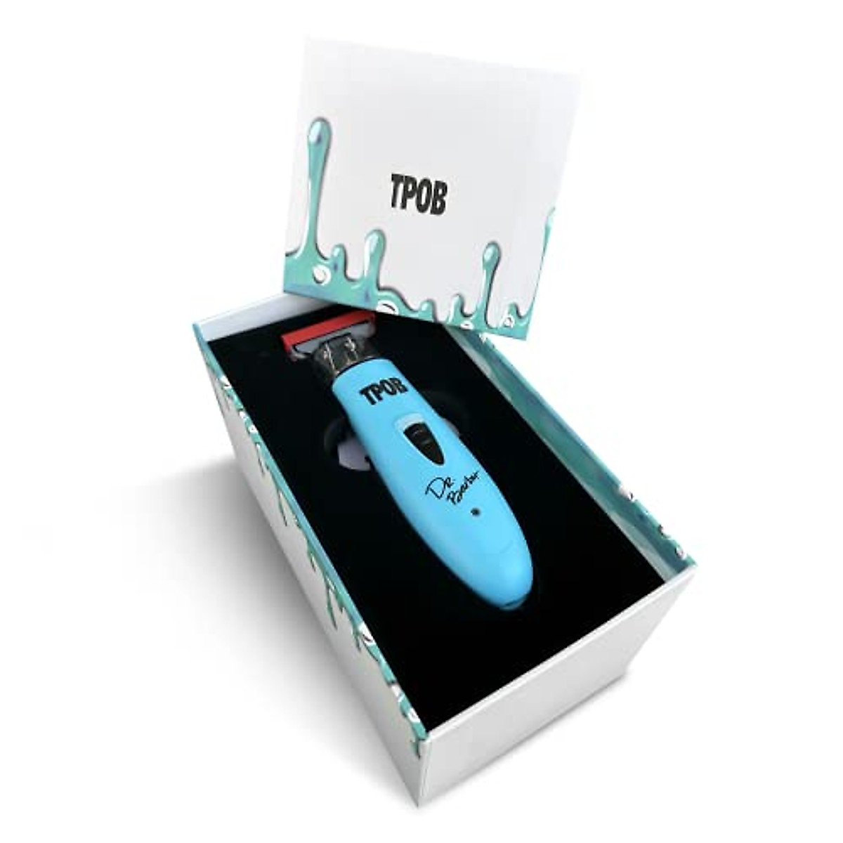 TPOB Ghost X Beard Trimmer Hair Clippers for Men, Professional Hair Trimmer Zero Gapped T-Blade Trimmer Cordless Rechargeable Edgers Clippers Electric Beard Trimmer Shaver (Ghost X Ice)