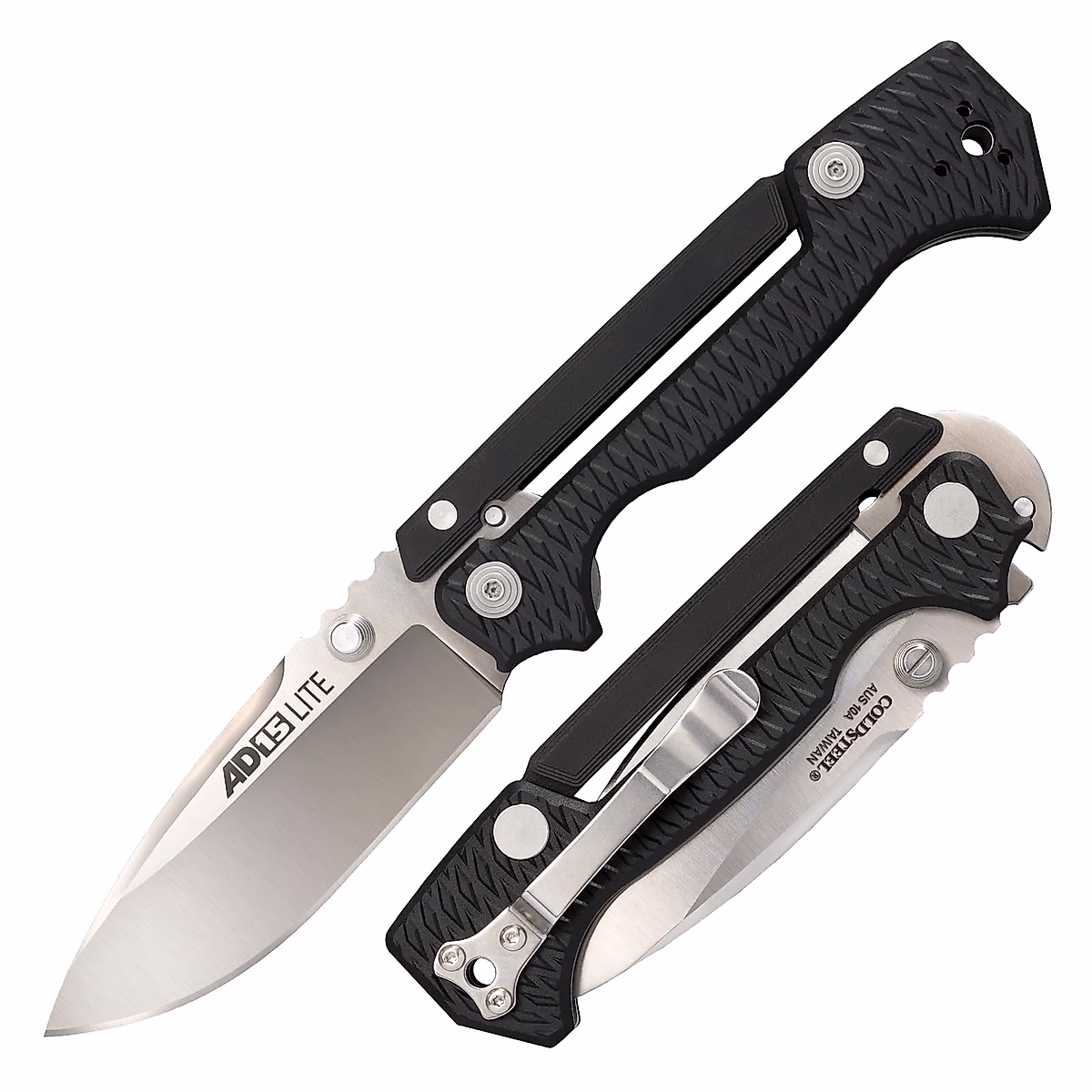 Cold Steel AD-15 Lite 3.5" AUS10A Steel Ultra-Sharp Blade 5" Griv-Ex Handle Tactical Folding Knife, Boxed