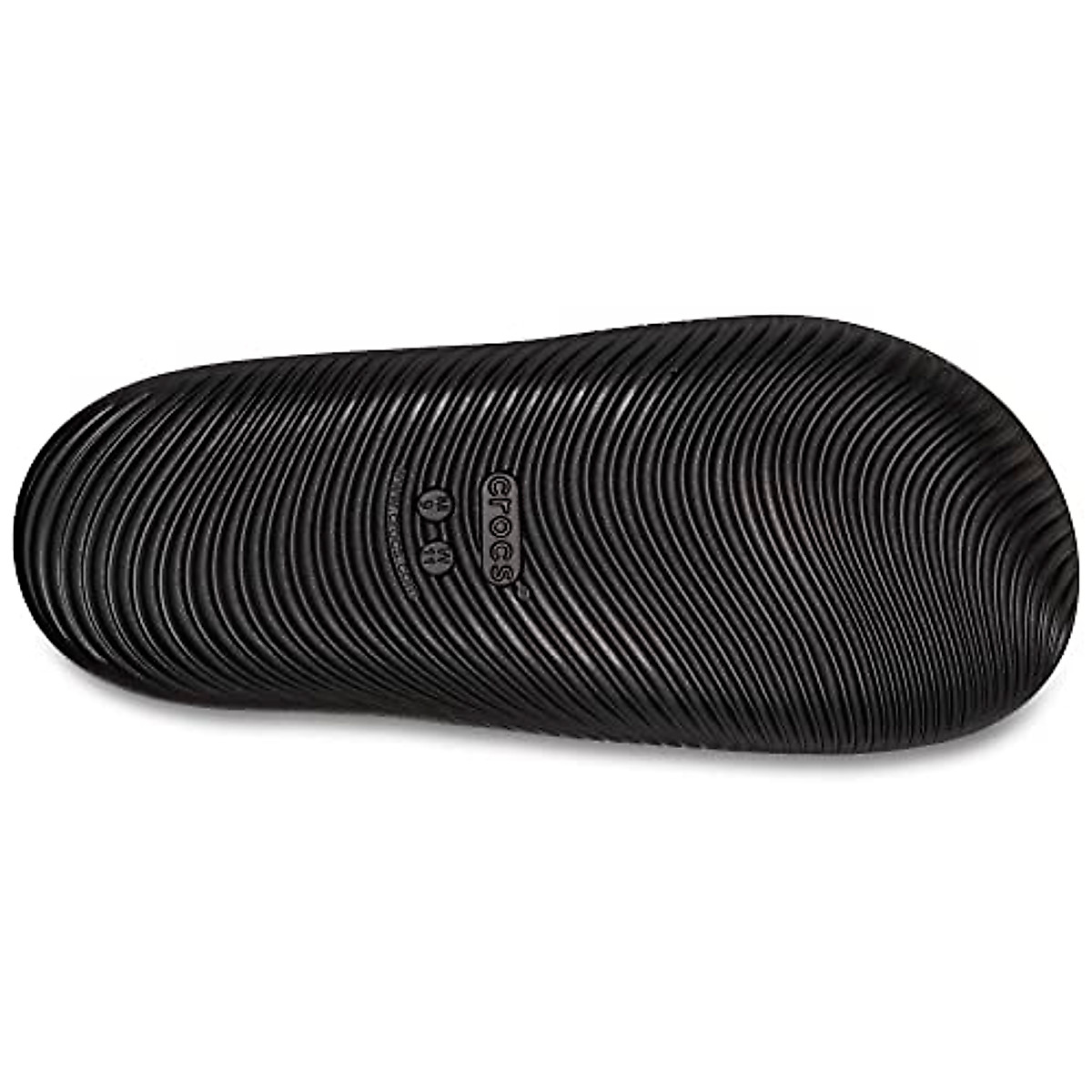 Crocs Unisex Mellow Slides Sandal, Black, 6 US Men