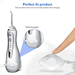 Czepa Water Pik Cordless Water Flosser Advanced WP-560 Magnetic Charging Base Compatible with Waterpik WP-560 WP-562 WP-563 WP-567 WP-569 Power Cord Supply Magnetic Charger Adapter