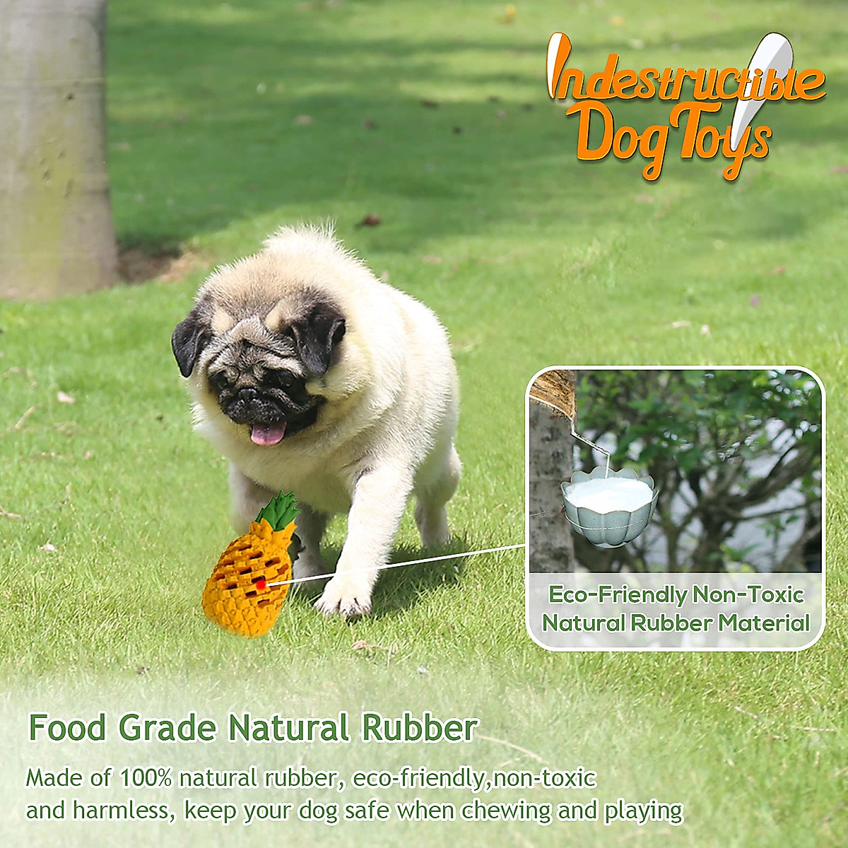 M.C.works Puppy Chew Toys, Dog Chew Toys for Average Chewer, Tough Dog Dental Chews Toy, Indestructible Dog Toys for Small Dogs, Food Grade Puppy Pet Toys