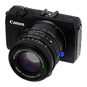 Fotodiox Lens Mount Adapter - Fuji Fujica X-Mount 35mm (FX35) SLR Lens to Canon EOS M (EF-m Mount) Camera Bodies; fits EOS M, M2 Digital Mirrorless Camera