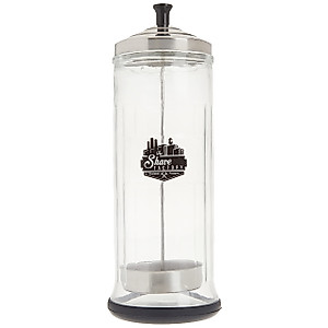 Shaving Factory Professional Grade Disinfectant Jar, Large, 37 Ounce