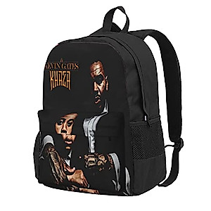 Kevin Rock Rapper Gates Backpack Women Men Students School Bag Fashion Backpack For College High School