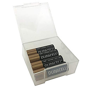 Paylak 10 Storage Square Clear Containers for Small Items Organizer 2.5 inches