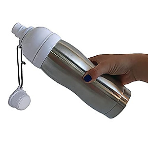 herweg, Sports thermos bottle, container, stainless steel water bottles -17Oz / 500ml, school bottles, for hot or cold drinks, bottle with spout easy hydration during exercise, 415-55