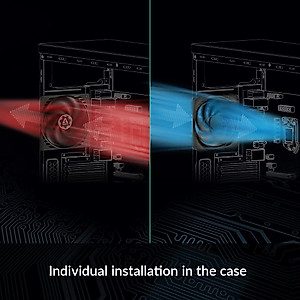 ARCTIC F9 Silent - 92 mm Case Fan, Extra Quiet Motor, Computer, Almost inaudible, Push- or Pull Configuration, Fan Speed: 1000 RPM - Black