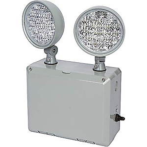 Morris Products Remote Capable LED Emergency Light – Cold Weather, Wet Location – Energy Saving Lighting Unit, Compact Design – Mounting Brackets – Fully Adjustable, Glare Free – 9.6 Volts