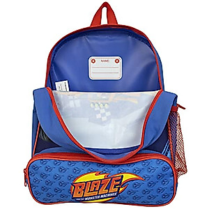 Blaze and the Monster Machines Kids Backpack and Lunch Bag Blue