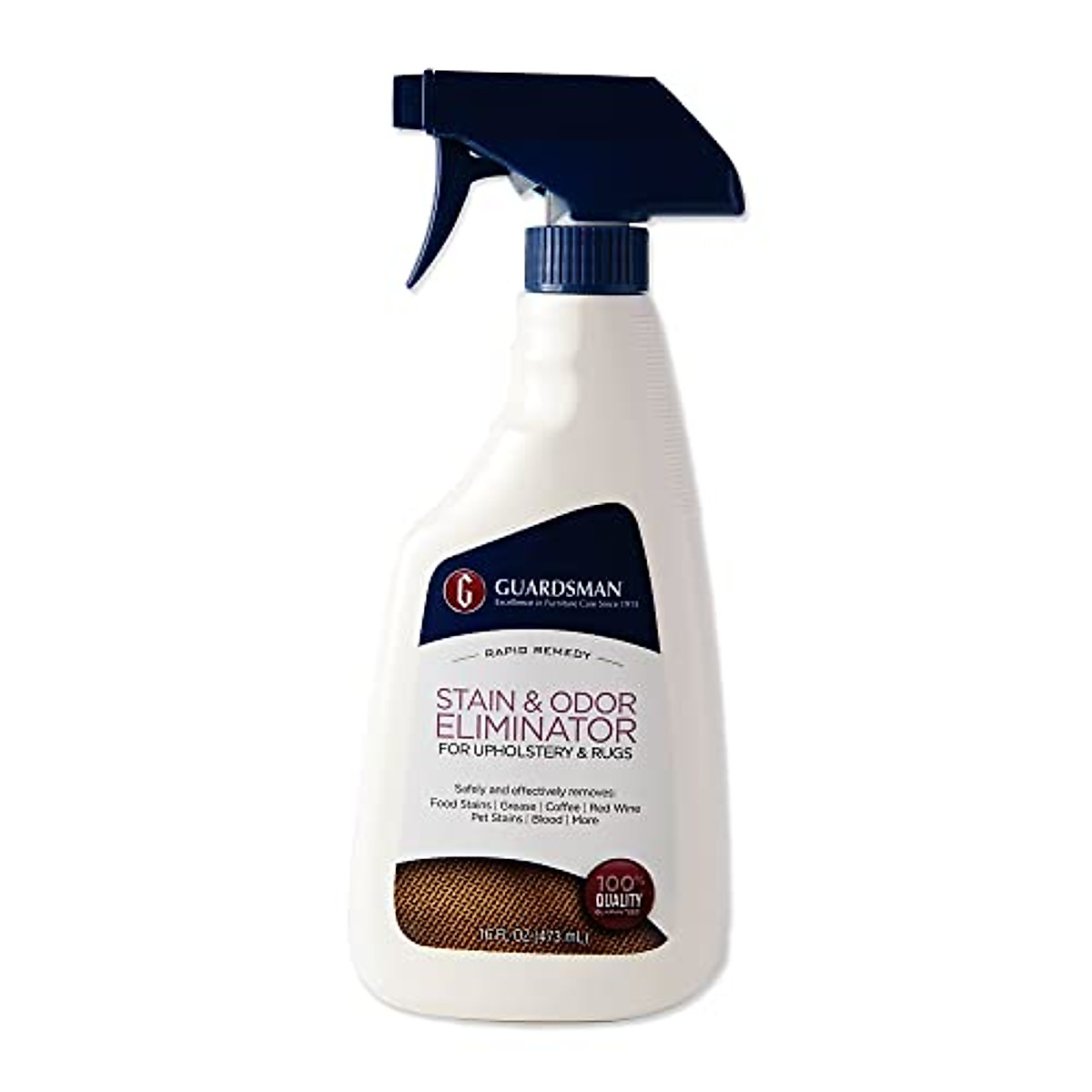 Guardsman 462600 Stain & Odor Eliminator for Fabric Removes Stains, Grease, Red Wine, Pet Stains,16 Oz Spray
